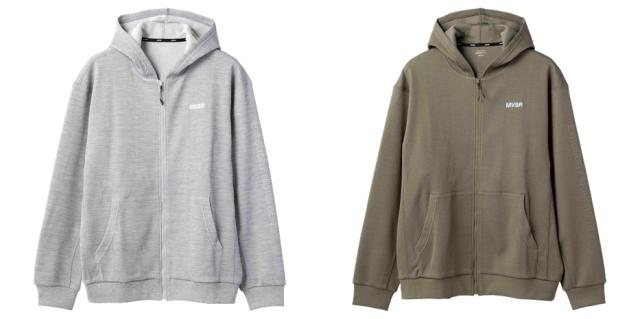 デサント DESCENTE フィットネスウェア メンズ S.F.TECH ソフトワッフル フルジップフーディー DMMVJC22 2023SS