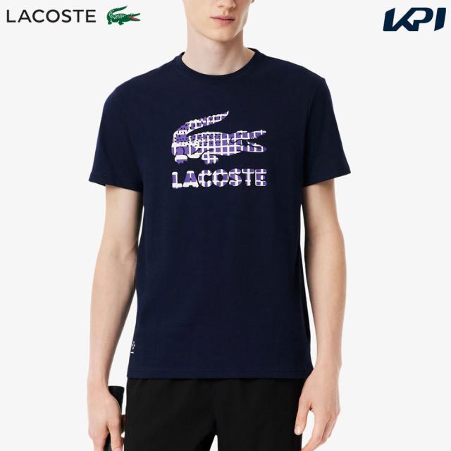ラコステ LACOSTE テニスウェア メンズ   『ダニール・メドベージェフ』ラケットレイヤードグラフィックプリントTシャツ TH4769-99-166 2025FW『即日出荷』
