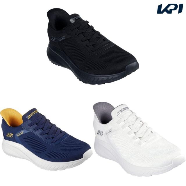 スケッチャーズ SKECHERS カジュアルシューズ メンズ   BOBS SPORT SQUAD CHAOS-SOLID STEP 118312W