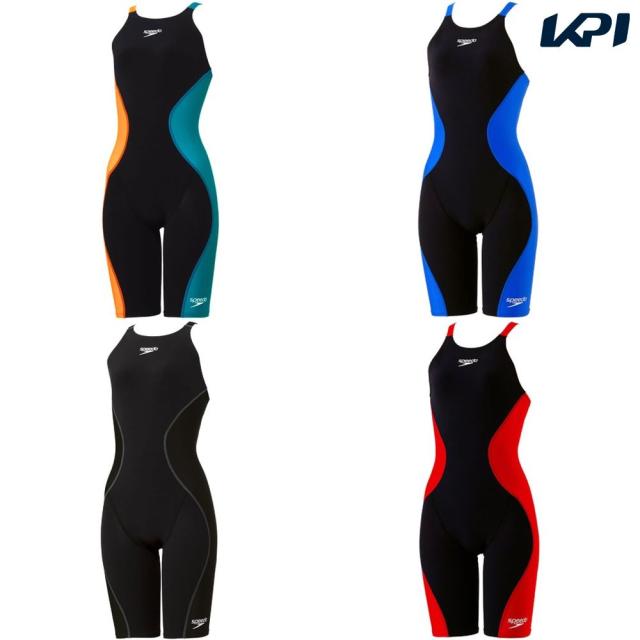 スピード Speedo 水泳水着 ジュニア   Pro Hybrid 2 Openback Kneeskin SCG12201F-2025