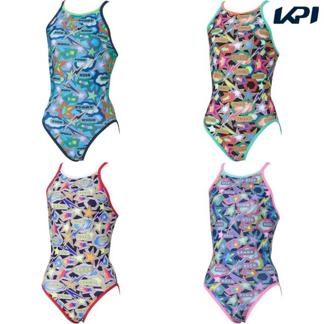 スピード Speedo 水泳水着 レディース   Sparkling Boom TurnS Suit STW02556