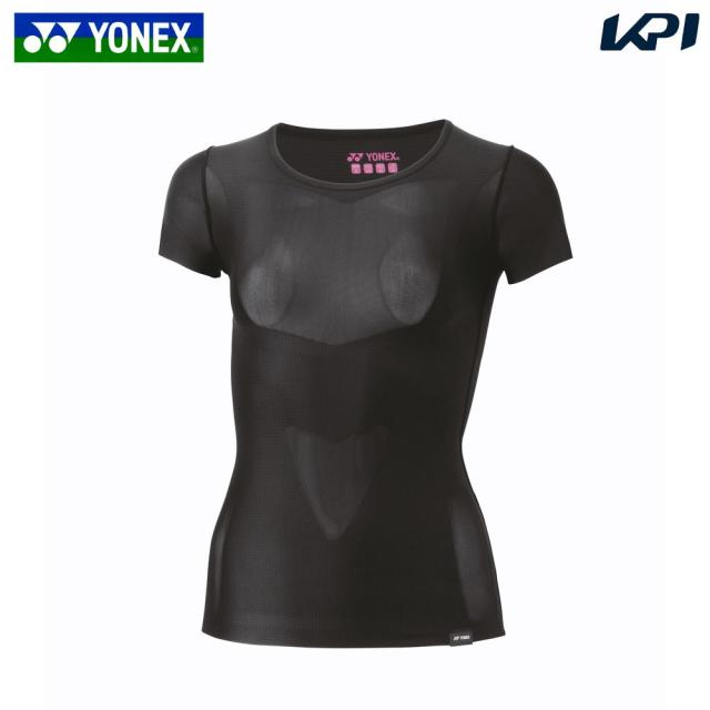 ヨネックス YONEX テニスウェア レディース   STBアスリートモデル Uネック半袖シャツ STBA1512 2024SS