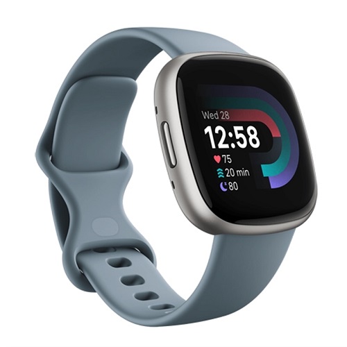 スマートウォッチ Versa 4 Waterfall Blue（ウォーターフォールブルー） Fitbit FB523SRAG-FRCJKの通販 ...