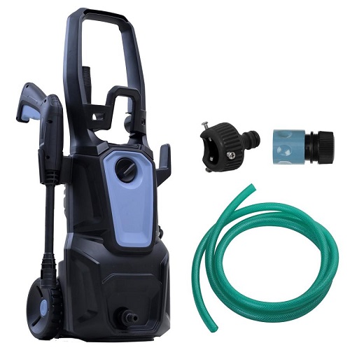 高圧洗浄機 家庭用 洗車機 強力噴射 11MPa 噴射ノズル標準付属 4点/5点セット 山善 ZHPB-1411(BG)