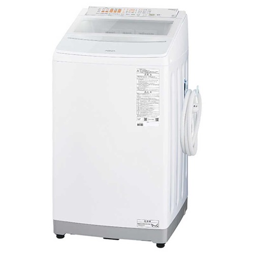 洗濯機 8.0kg アクア AQW-VP8A-W 全自動 ホワイト VPシリーズ