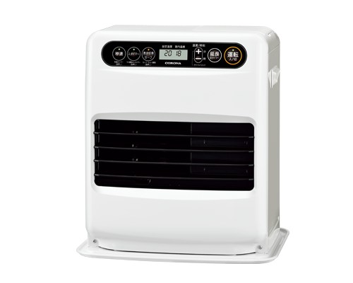 石油ファンヒーター コロナ 木造9畳まで コンクリート12畳まで タンク容量5.0L Sタイプ マットホワイト FH-S3225Y(WM)