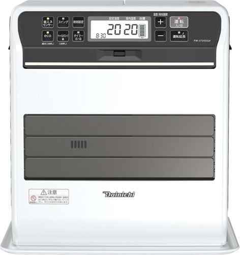 石油ファンヒーター ダイニチ 木造10畳まで コンクリート13畳まで タンク容量9.0L SGX TYPE プレミアムマットホワイト FW-3725SGX W