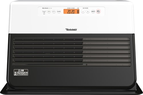 石油ファンヒーター ダイニチ 木造26畳まで コンクリート35畳まで タンク容量9.0L FZ SERIES ホワイト×ブラック FZ-104 WK