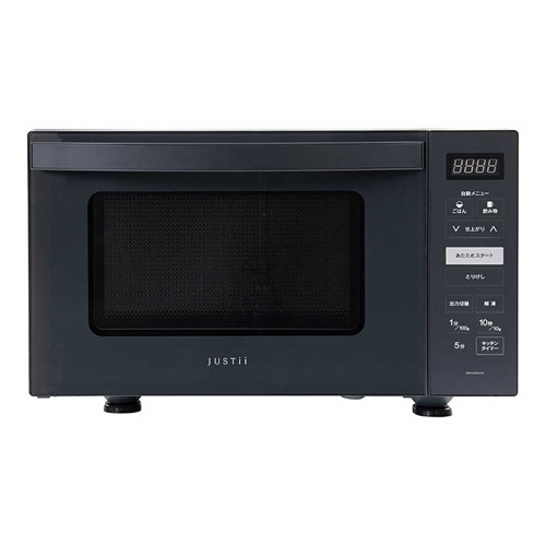 電子レンジ フラット 23L 電響社 DFR-G2324 ブラック 縦開き ヘルツフリー シンプル 新生活 単身 一人暮らし