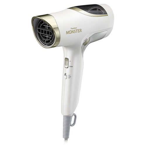 BLDCダブルファンドライヤー ホワイト コイズミ KHD-W990/W