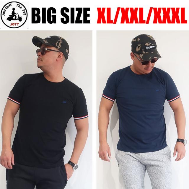 JOTT ジョット メンズ ブランド Tシャツ クルーネック XL XXL XXXL 2L 3L 4L 5L 黒 紺 ブラック ネイビー アメカジ ストリート 国内正規品 ジョット Just Over The Top 6932-FRANCO J104 J999 大人 30代 40代 50代