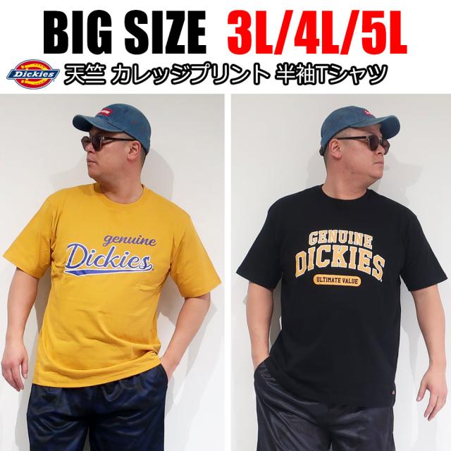 メンズ 大きいサイズ ブランド Dickies ディッキーズ Tシャツ 半袖 3L 4L 5L グリーン ブラック マスタードスミクロ オーバーサイズ ビッの通販はau PAY マーケット ...