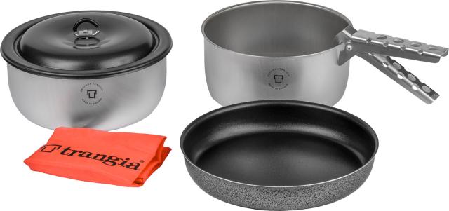 トランギア Trangia アウトドア ツンドラ3 デュオーサル クッキング 調理器具 鍋 フライパン バーベキュー ソースパン スタッキング可 2way キャンプ クッカー ステンレス セット 防災  TRTUNDRA3D