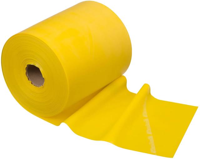 ディーアンドエム D&M セラバンド THERABAND セラバンド 45m 強度レベル-1 イエロー トレーニングバンド トレーニング 筋トレ ストレッチ リハビリ ダイエット  TB150