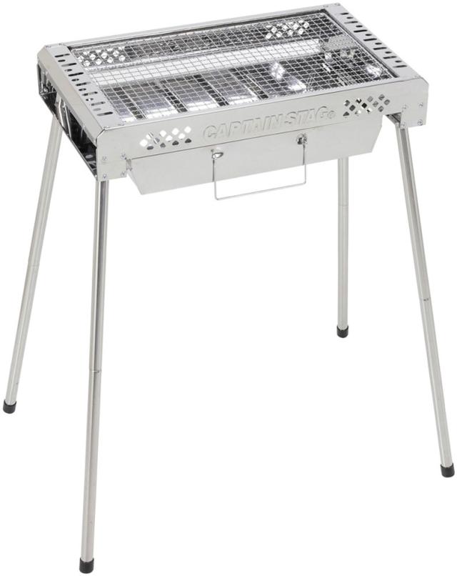 キャプテンスタッグ CAPTAIN STAG アウトドア スリム スライドグリル 500  UG0083