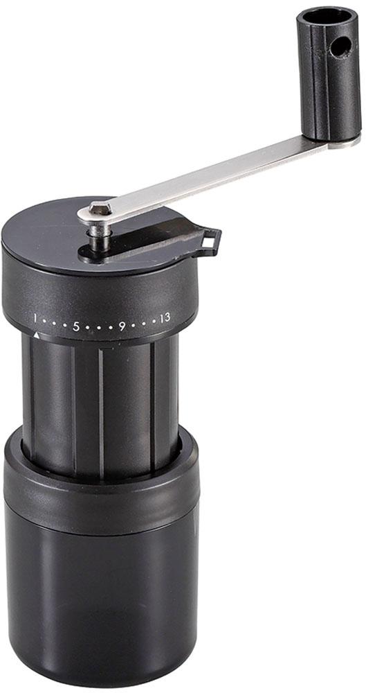 キャプテンスタッグ CAPTAIN STAG アウトドア ポータブルコーヒーミル ポーチ付き  ブラック   UW3540