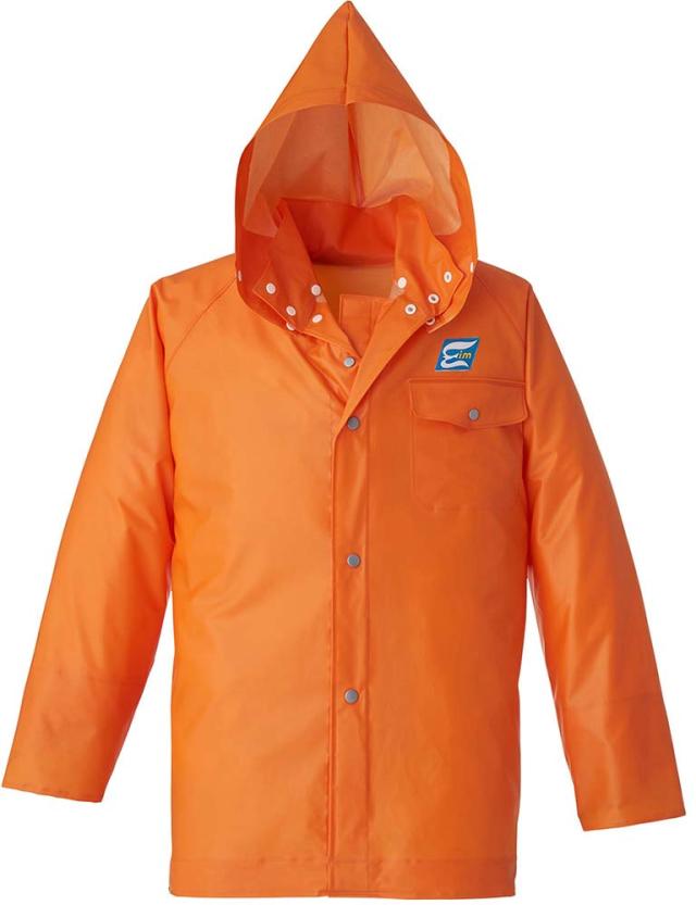 ロゴス LOGOS アウトドア エイム アクティバ ジャンパー メンズ オレンジ 3L レインウェア 作業服 ジャケット 防水 土木作業 農作業 一般作業 キャンプ 耐摩耗性 軽量 ジャケット  12600560