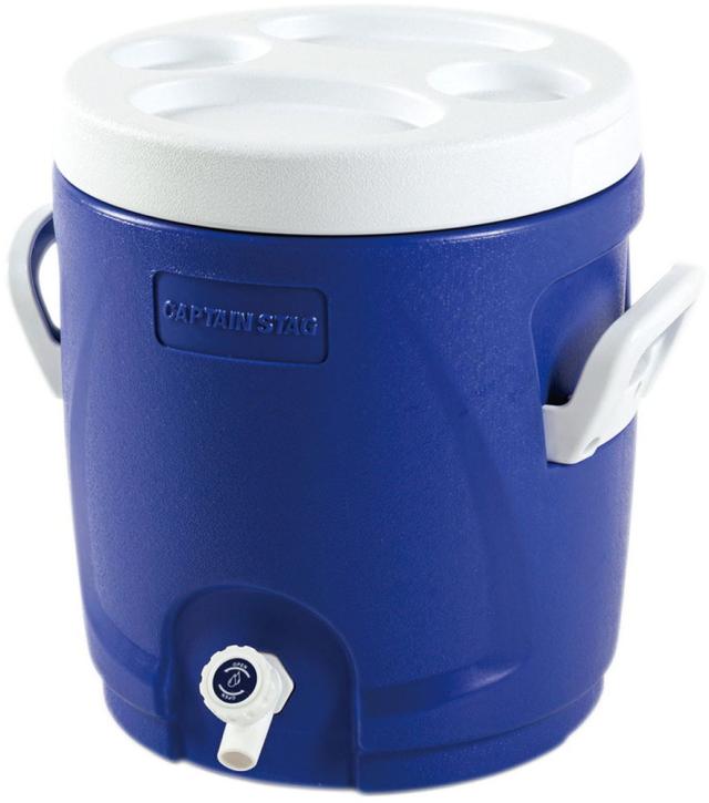 キャプテンスタッグ CAPTAIN STAG アウトドア リガード ウォータージャグ&クーラー13L ブルー UE-2018 クーラーボックス 保冷専用 スポーツドリンク対応 熱中症対策 キャンプ用品 スイカ割り  UE2018