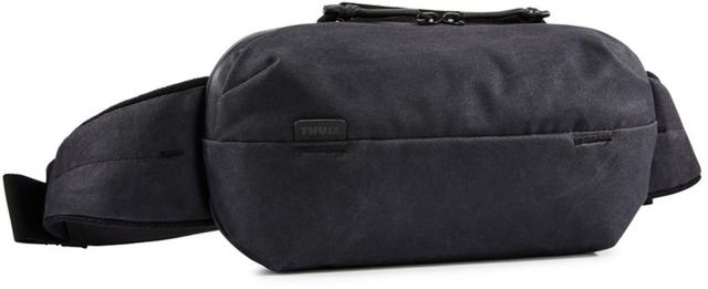 スーリー THULE Thule Aion Sling Bag Black 2L ウエストバッグ ヒップバッグ ボディバッグ ワックス加工生地 ダメージ加工生地  3204727