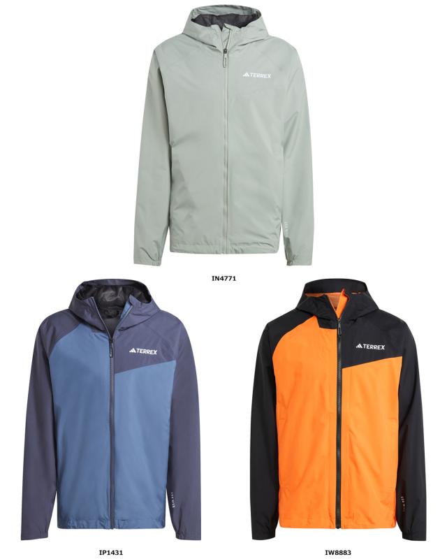 アディダス adidas アウトドア テレックス マルチ 2層構造 RAIN.RDYジャケット メンズ 男性 上着 トップス ウェア フード ハイキング 旅行 防水性 透湿性 RAIN.RDY  HAU46