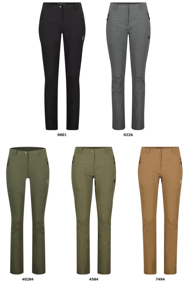 マムート MAMMUT アウトドア トレッカーズ 3.0 ソフトシェル パンツ アジアンフィット レディース 女性 ウィメンズ 長ズボン ロングパンツ トレーニング 1021-00811  102100811
