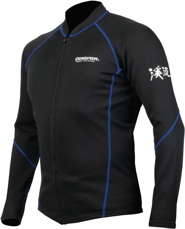 渓流 アウトドア Caravan 渓流 CRジップシャツ  0036010 190