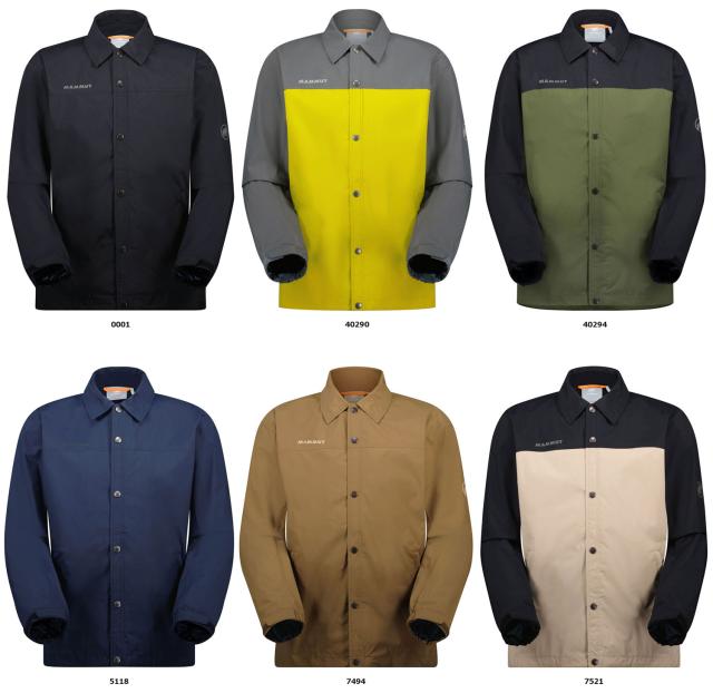 マムート MAMMUT アウトドア ユーティリティ コーチ ジャケット アジアンフィット メンズ レディース 男性 女性 上着 アウター 登山 お出かけ 旅行 ハイキング 1012-00760  101200760