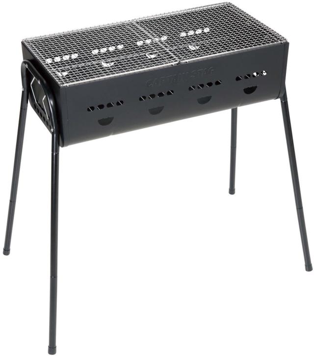 キャプテンスタッグ CAPTAIN STAG アウトドア 3Wayバーベキューグリル 600 ブラック  UG0112