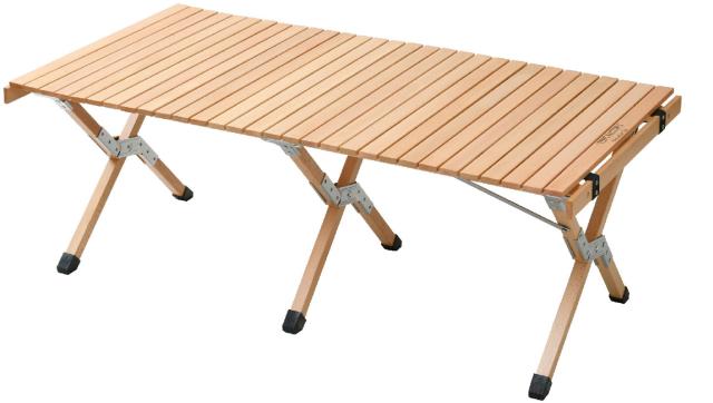 TENT　FACTORY アウトドア ZEL ロールトップテーブル120N テーブル ロールトップ アウトドアテーブル キャンプテーブル ケヤキ ゼルコバ ゼルコヴァ キャンプ ZELRT120N