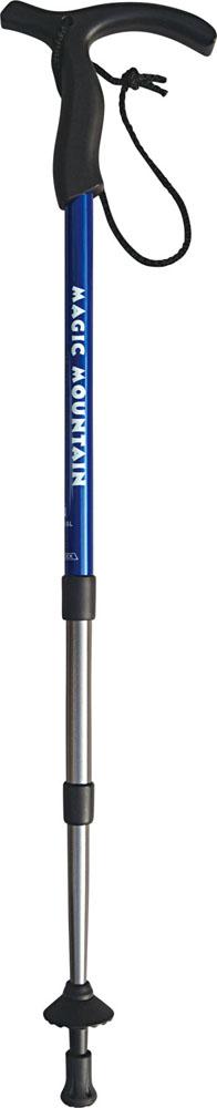 マジックマウンテン MAGIC MOUNTAIN アウトドア ベーシックTグリップSLS 3段式1本  トレイルポール ポール 登山 ハイキング 山登り ストック ステッキ T型ハンドル  MP402SL NVY