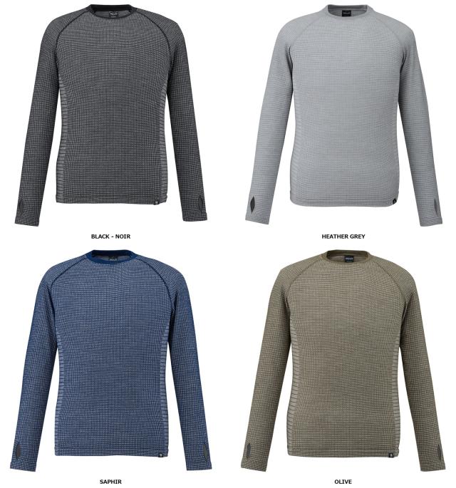 ミレー MILLET アウトドア ホールガーメント ワッフル ウール クルー WHOLE GMT WAFFLE WOOL CRW お出かけ  MIV01905