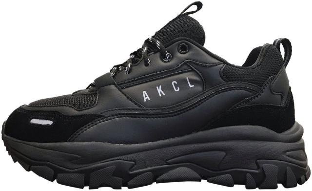 アキクラシック AKIII CLASSIC カジュアルシューズ AKIII URBAN TRACKER ダッドシューズスタイル 反射板 シューレス AKCL 厚底 通学 通勤 散歩 靴 運動靴 スニーカー  AKC0003 BLK