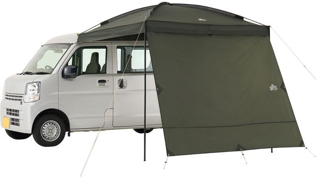 ロゴス LOGOS アウトドア NEOS LINK PANEL タープセット サイドウォール付き キャンプ 日よけ 防水 撥水 難燃加工 軽自動車 軽バン ランタン吊り下げ 熱中症対策  71202031