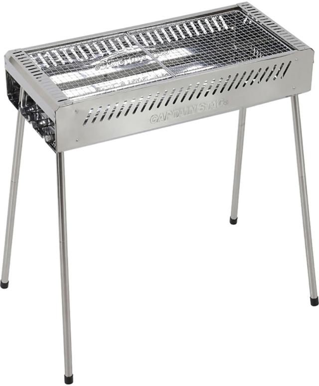キャプテンスタッグ CAPTAIN STAG アウトドア BBQ ステンレスグリル 650 グリル コンロ BBQ バーベキューキャンプ きゃんぷ ステンレス 組み立て 簡単   UG0068