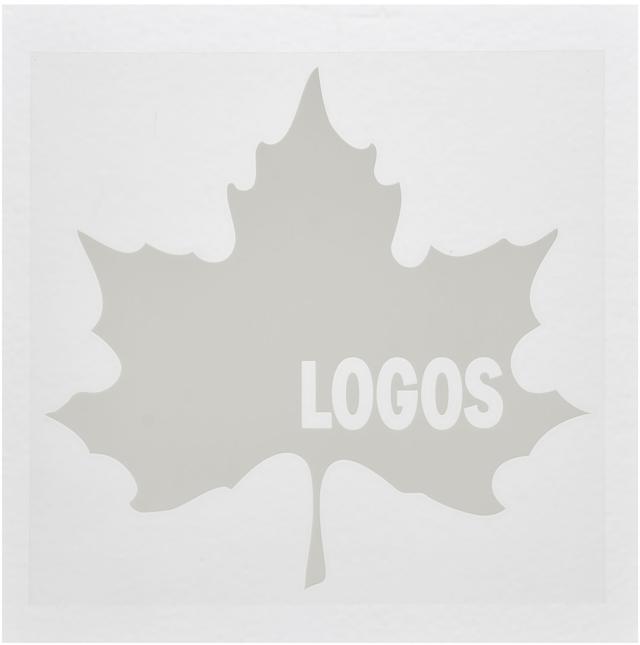 ロゴス LOGOS アウトドア LOGOS ラージ メイプル カッティングステッカー  89001105