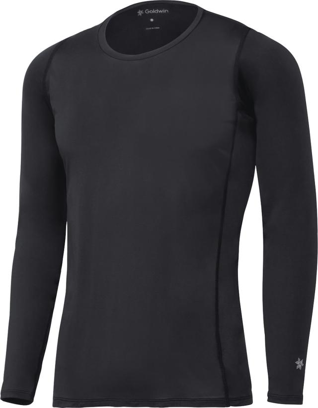 シースリーフィット C3fit クーリングロングスリーブ COOL LONG SLEEVES メンズ 熱中症対策 インナーシャツ 長袖 トップス クルーネック アンダーウェア 通気性 持続涼感  GC65101