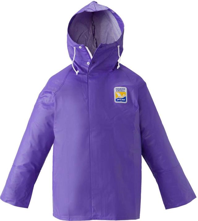 ロゴス LOGOS アウトドア マリンエクセル パーカー パープル LL ジャケット 撥水 防水 レイン 水産業 遠洋・中近海作業 湾岸作業 養殖業 水産加工業  12030931