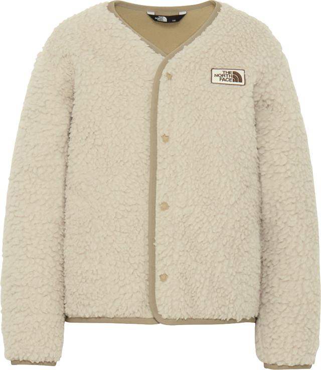 ザ・ノース・フェイス THE NORTH FACE アウトドア キッズ カドルフリースカーディガン 子供服 アウター 上着 保温 秋冬 防寒 キャンプ 旅行 外遊び お出かけ 通学 着脱簡単 ドットボタン ロゴワッペン  NAJ72430