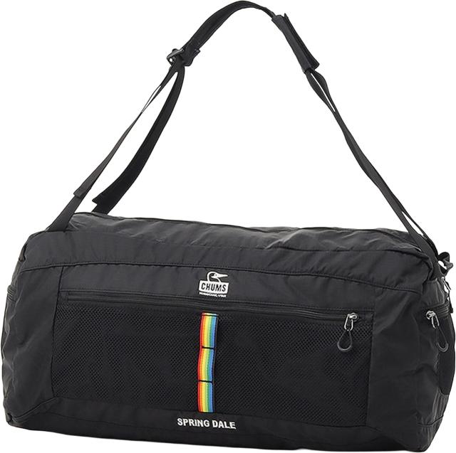 チャムス CHUMS アウトドア スプリングデールボストンバッグ40 バックパック カバン 2way ポケット カラビナ ナイロン メッシュ 収納 耐久性 大容量 旅行 遠征 合宿 普段使い  CH604016
