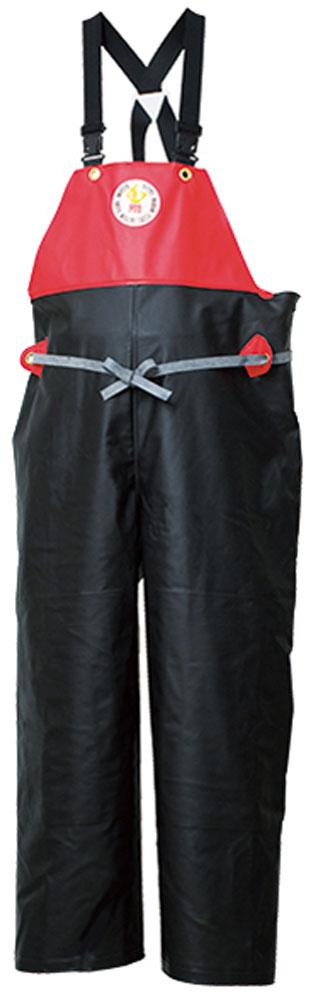 ロゴス LOGOS アウトドア ハイパーマリンエクセル プロ オーバーオール ブラック LL レインパンツ パンツ ズボン 防水 耐寒 耐油 水産業 遠洋・中近海作業 湾岸作業 養殖業 水産加工業  12180711