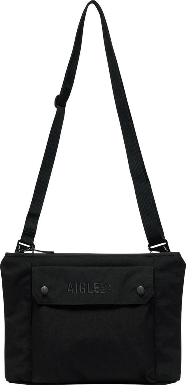 エーグル AIGLE ハイキング ショルダーバッグ 2L ショルダーバッグ フラップポケット リサイクルナイロン 撥水 キーフック 斜め掛け ポシェット メンズ レディース  ZNHBN09