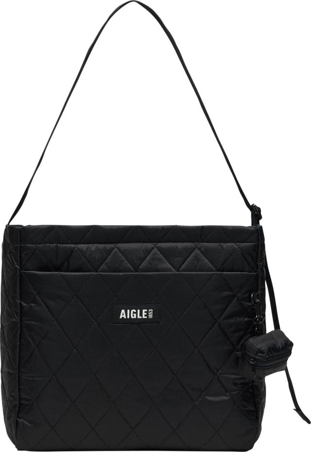 エーグル AIGLE キルティング 2WAYトートバッグ 17L 手提げ 中綿入りカジュアルショルダーバッグ 調節可能ショルダーストラップ 撥水 ウォールポケット メンズ レディース  ZNHBN16