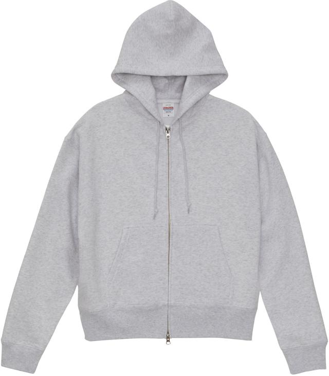 ユナイテッドアスレ UnitedAthle 10.0 オンス T/C ボックスシルエット スウェット フルジップ パーカ   裏起毛   562101A