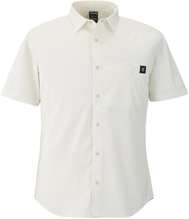 ミレー MILLET アウトドア IB CHECK SHIRT SS M シャツ 半袖 軽量 防虫機能 速乾 接触忌避剤 ペルメトリン インセクトバリヤー 虫を寄せ付けにくい 夏 ポリエステル  MIV03195