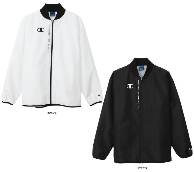 チャンピオン Champion ウィンドブレーカージャケット メンズ レディース ウインドジャケット 上着 アウター 羽織 部活 チーム 保温 撥水 反射機能 防風 クラブ活動 通学 ジム  C3ASC17