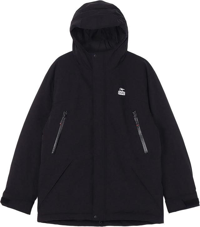 チャムス CHUMS アウトドア ステルスシートダウンパーカー メンズ 男性 ジャケット アウター トップス ジャンバー 上着 防寒 保温 撥水 フード ポケット ストレッチ ロゴ ワンポイント  CH041483