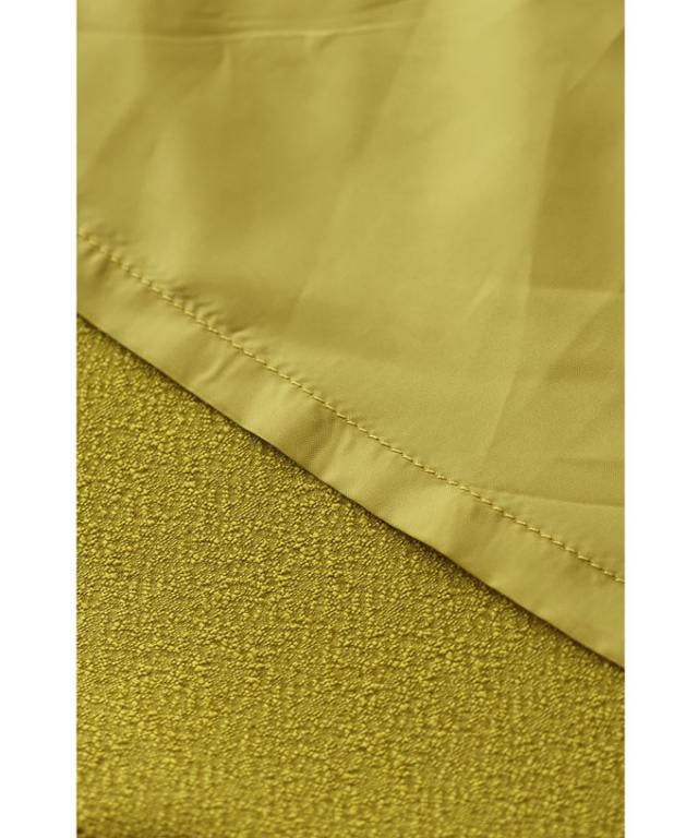 再入荷12月15日 色づき始めたイチョウ色のスリットネックロング