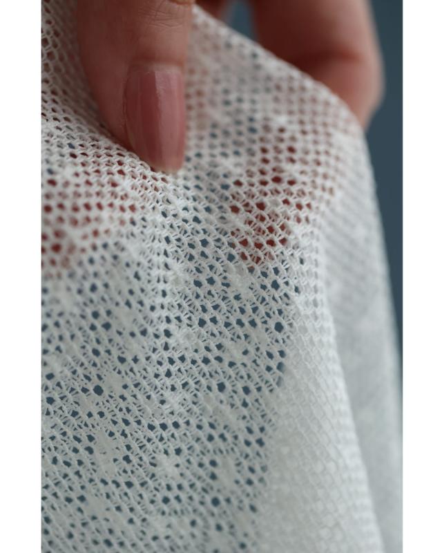 再入荷6月9日 プリーツインナーのたっぷり広がるレースロングスカート