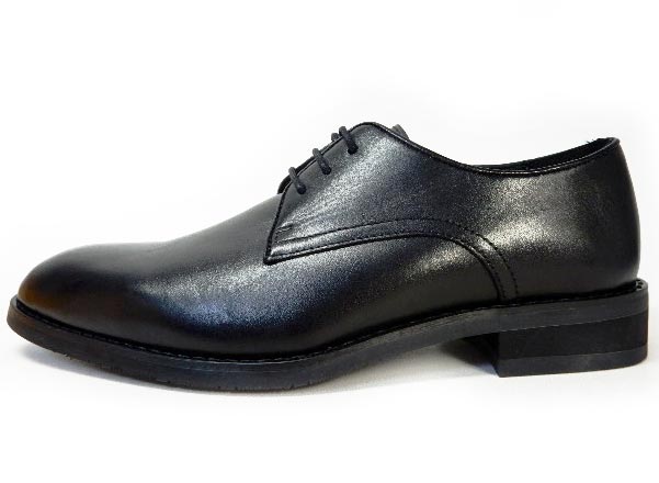 PARASHOE 本革 プレーントゥ ビジネスシューズ 黒（ブラック）ワイズ（足幅）3E（EEE）22cm（22.0cm）、22.5cm、23cm（23.0cm）、23.5cm、24cm（24.0cm） 【小さいサイズ（スモールサイズ）革靴・紳士靴】