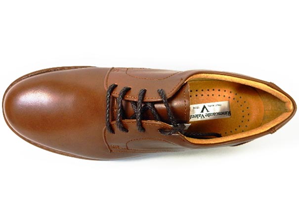 Rinescante Valentiano 本革 プレーントウ ビジネスシューズ ワイズ4E（EEEE）茶色（ブラウン）27.5cm、28cm、29cm、30cm【大きいサイズ（ビッグサイズ）メンズ革靴・紳士靴】(3023k-lbr)